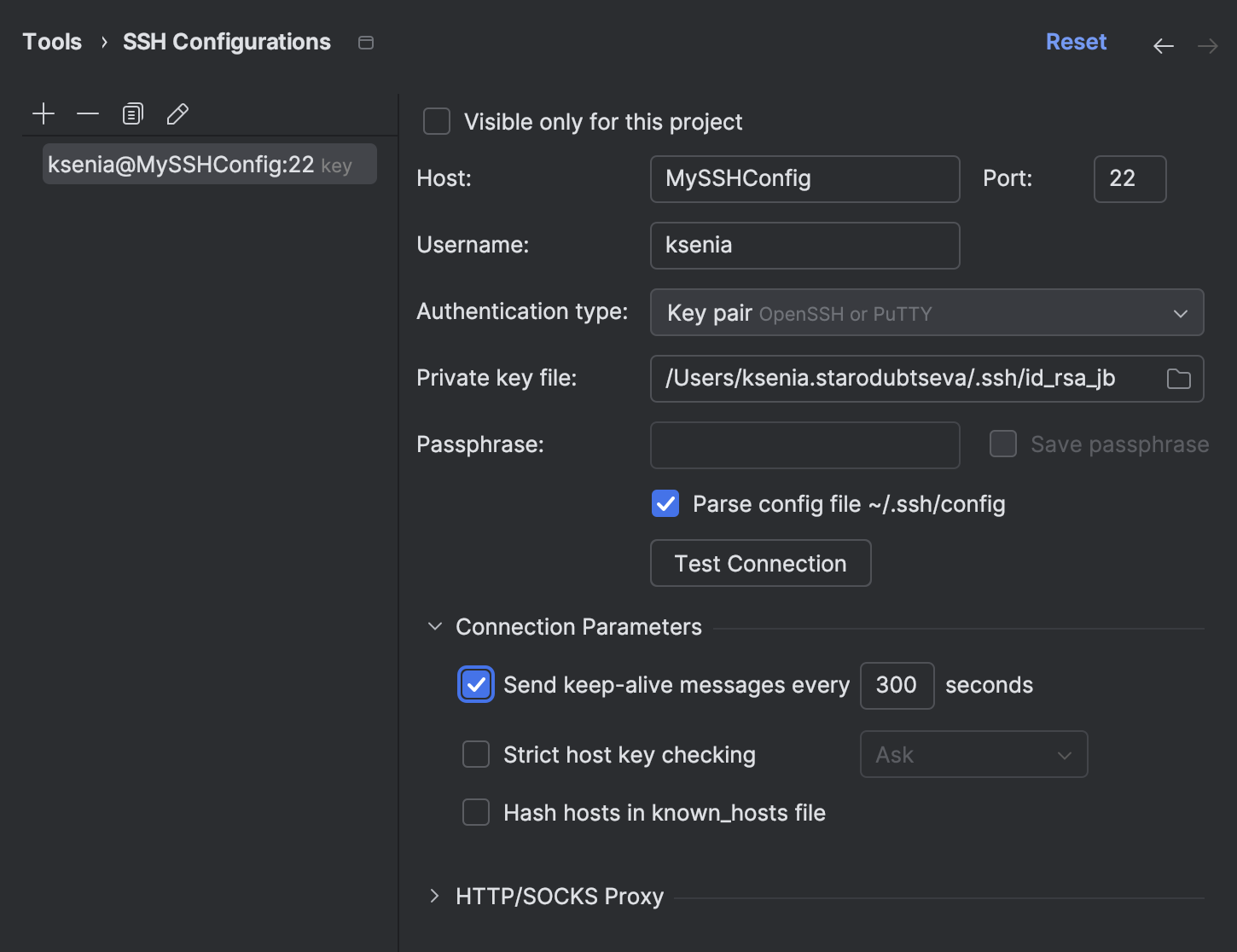 Create SSH configurations | RustRover Documentation