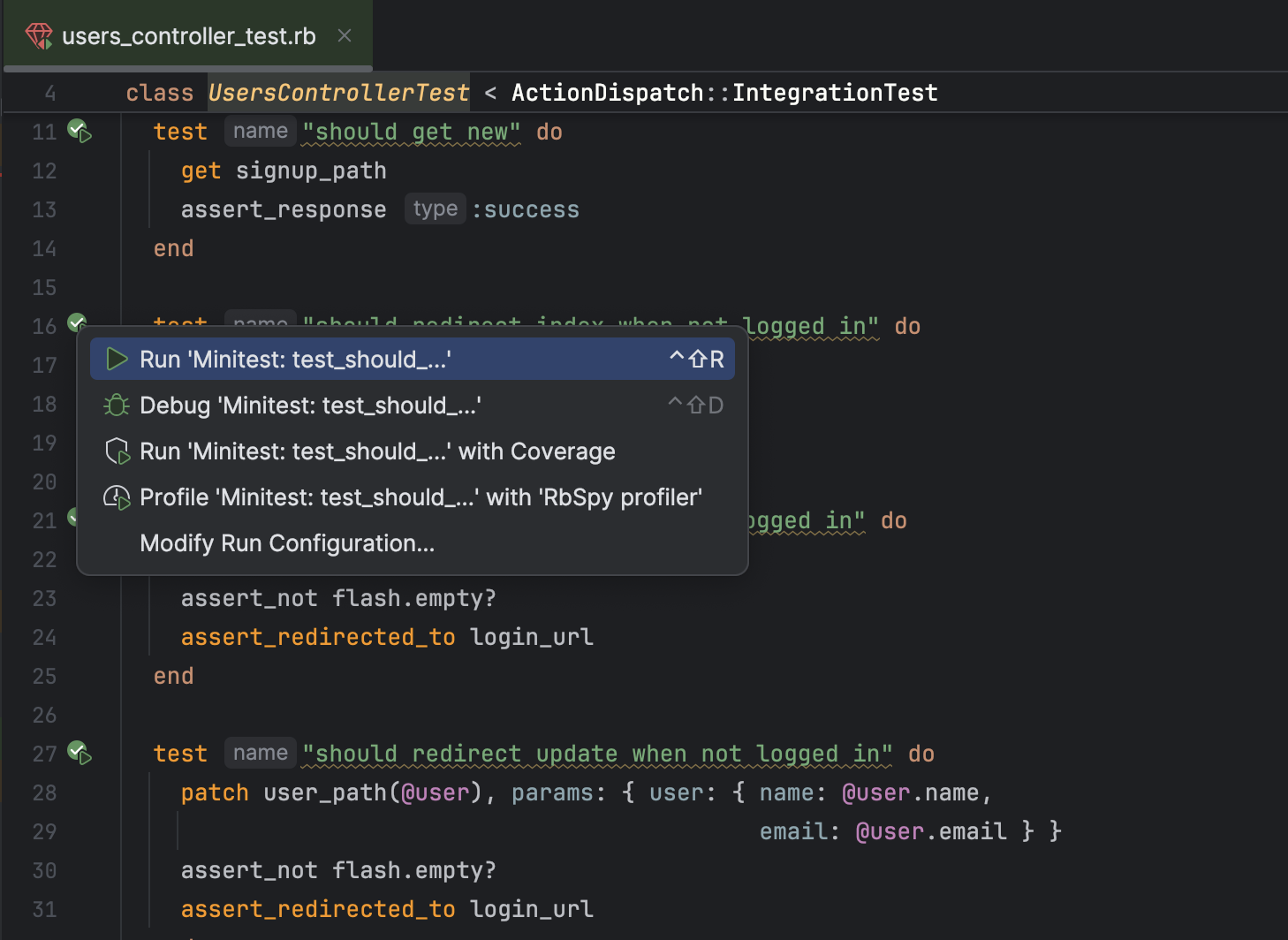 RubyMine Quick Start | RubyMine Documentation