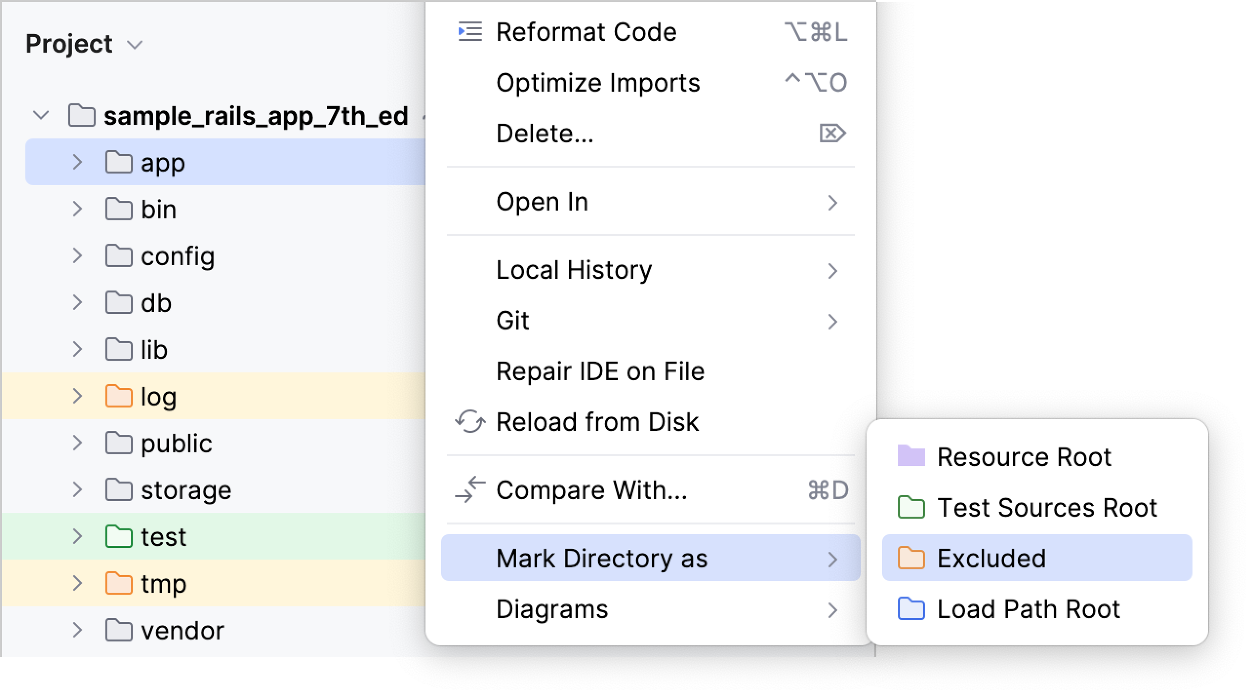 Configure project structure | RubyMine Documentation