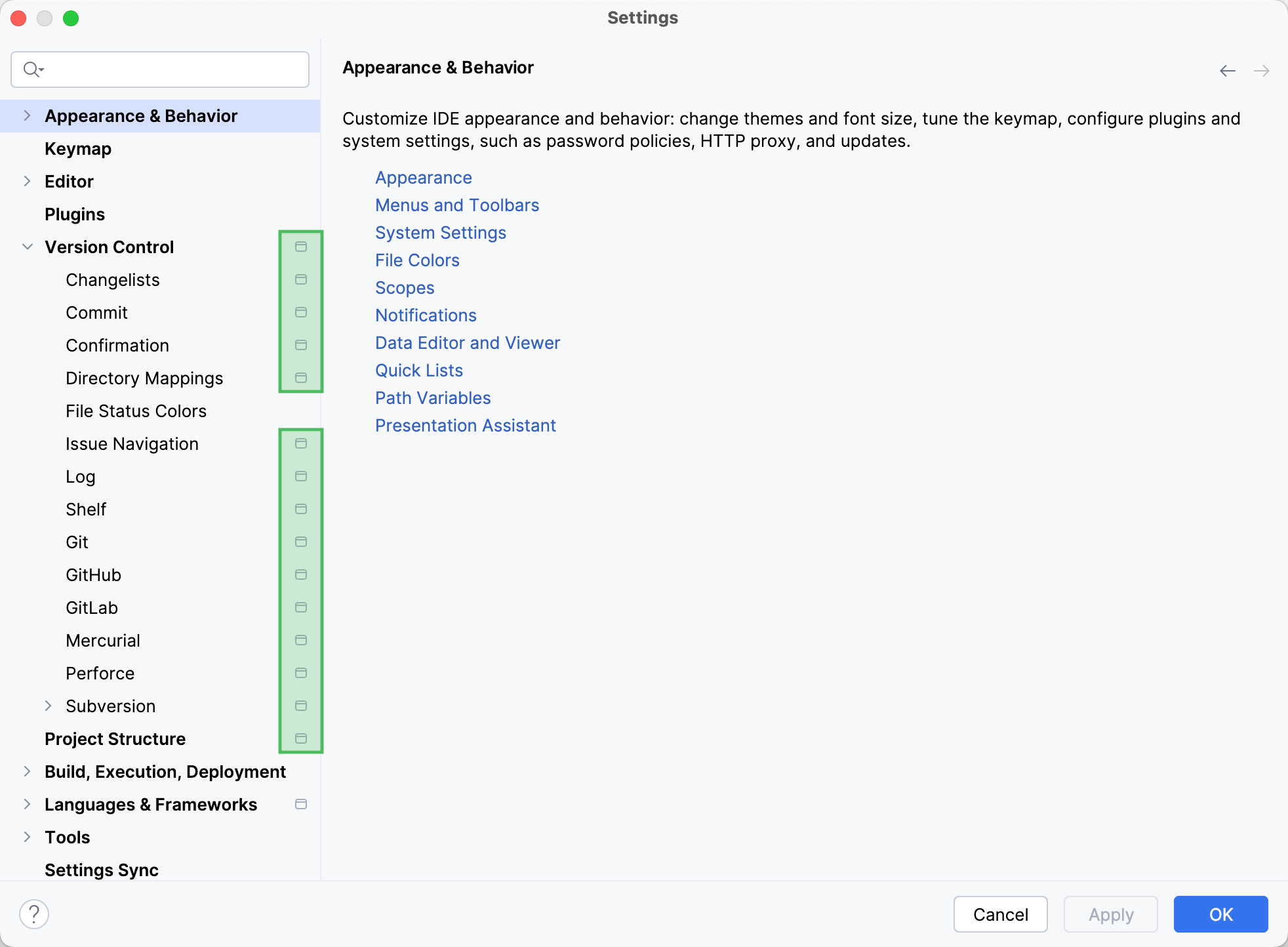 Project settings | RubyMine Documentation