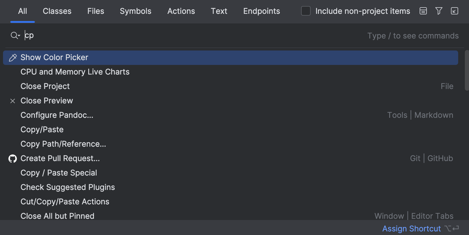Search everywhere | IntelliJ IDEA Documentation