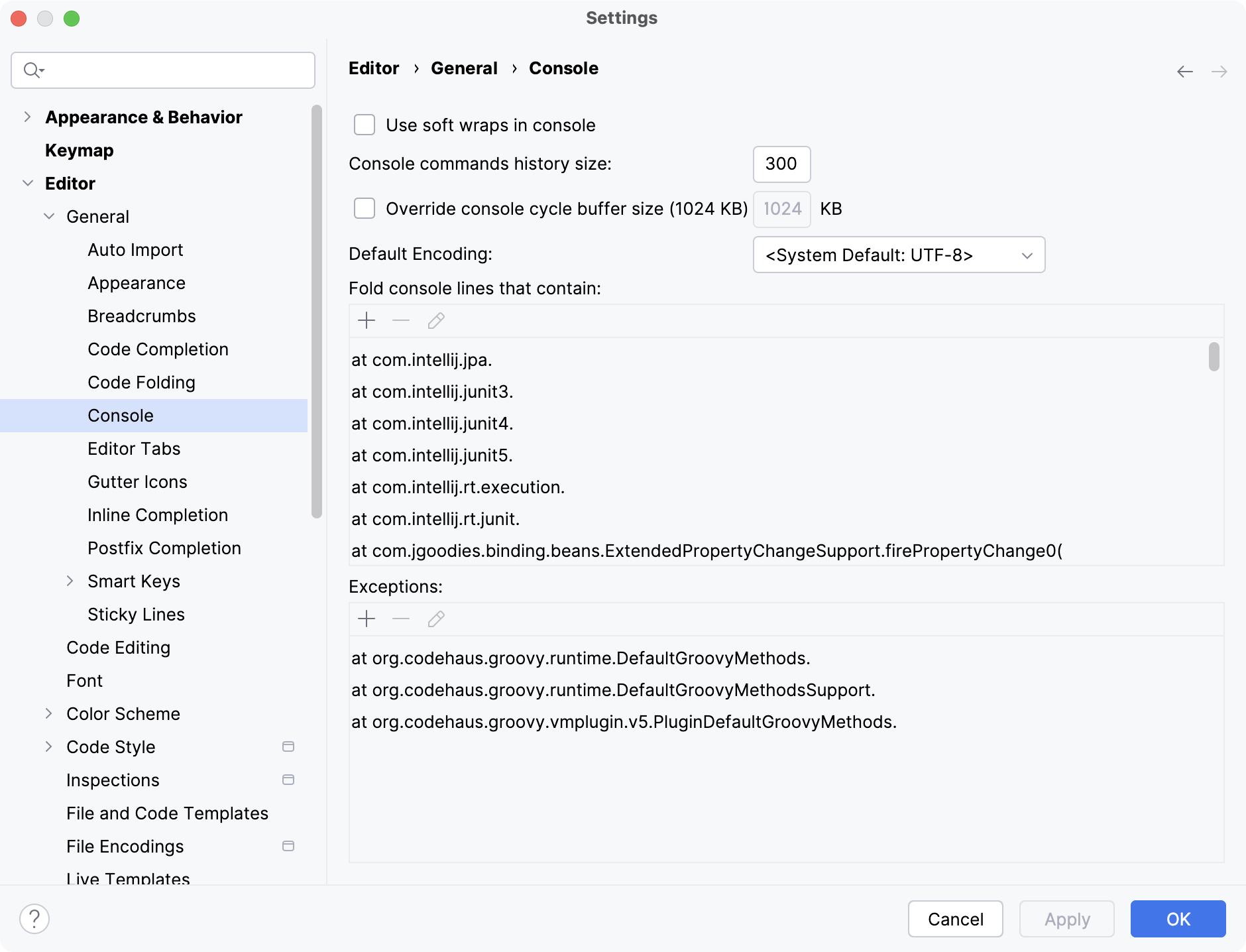 Console | IntelliJ IDEA Documentation