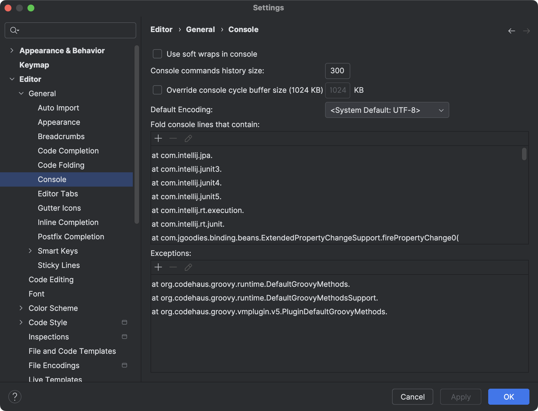 Console | IntelliJ IDEA Documentation