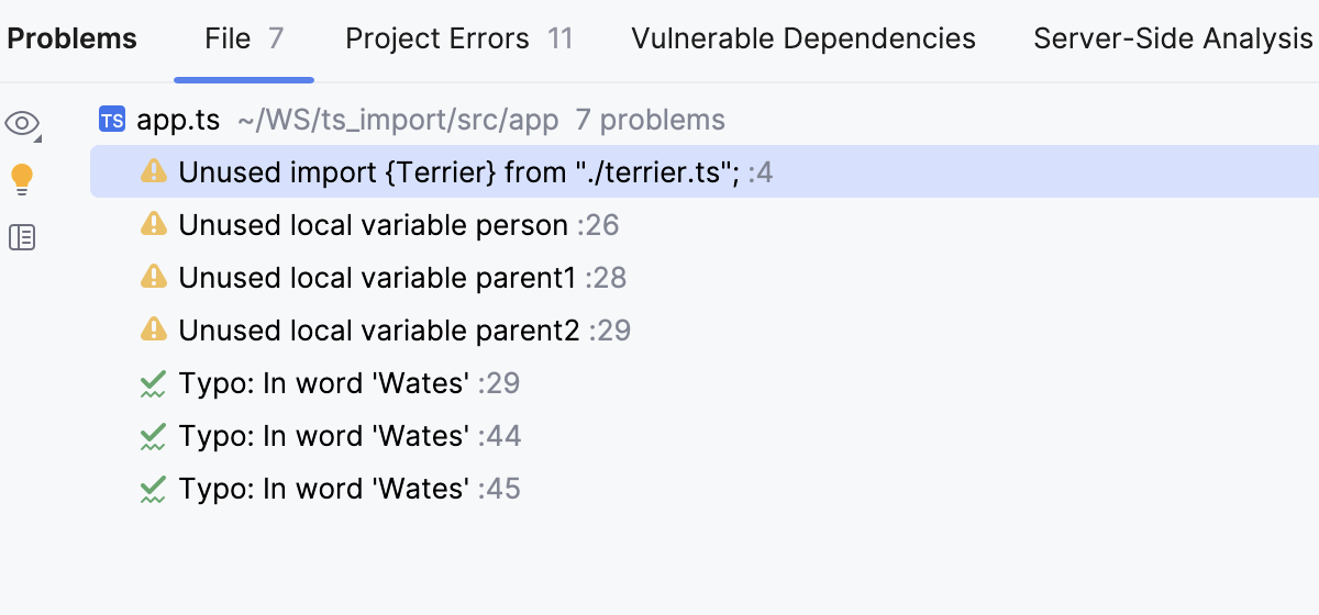 TypeScript | IntelliJ IDEA Documentation