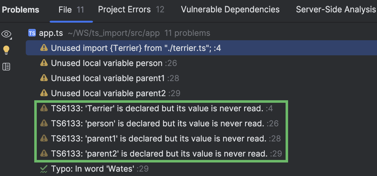 TypeScript | IntelliJ IDEA Documentation