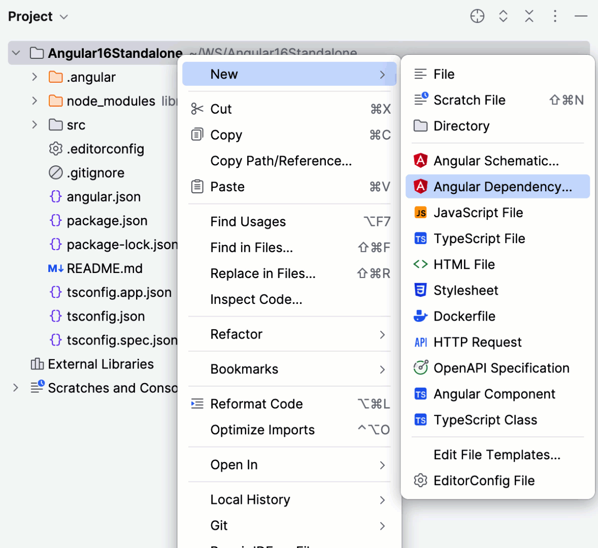 Angular | WebStorm Documentation