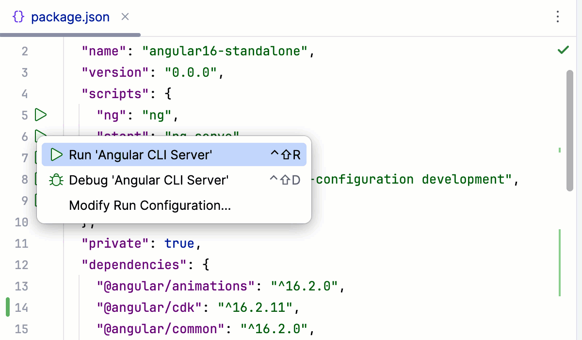 运行和调试 Angular 应用程序 | PyCharm 文档