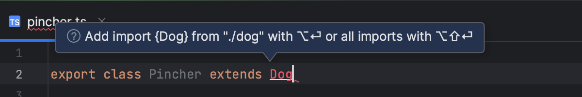 TypeScript | IntelliJ IDEA Documentation