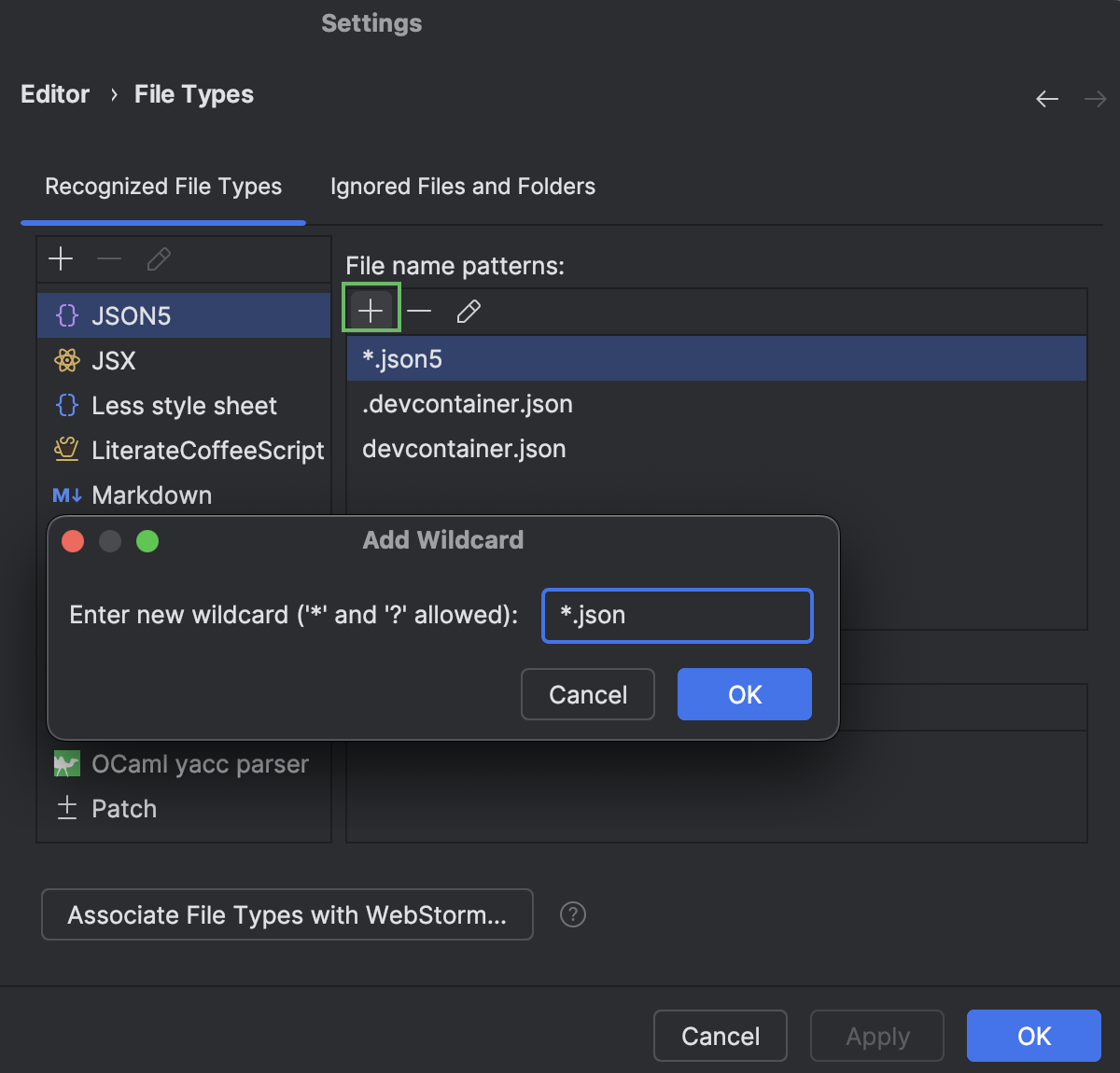 JSON | IntelliJ IDEA Documentation