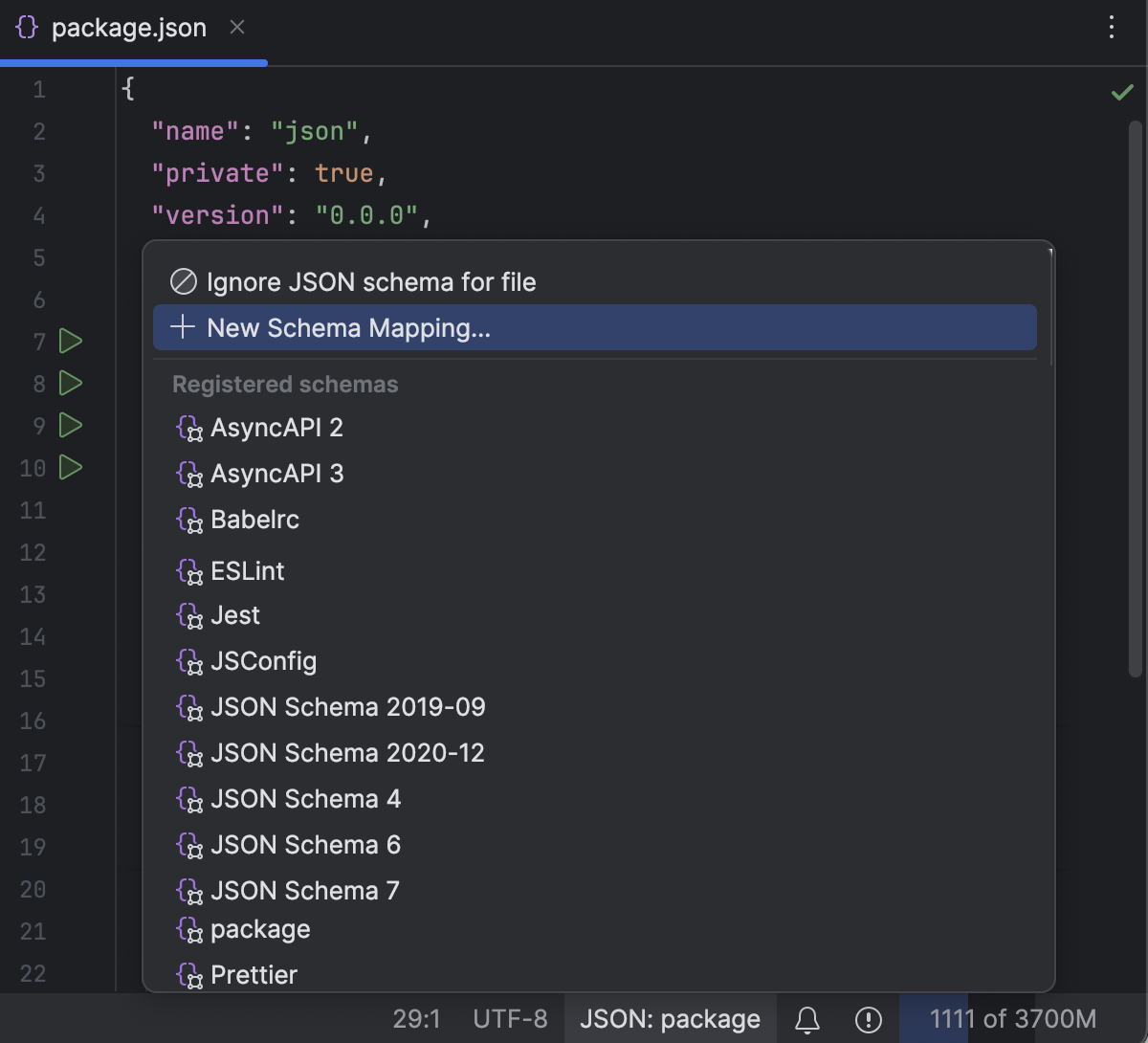 JSON | IntelliJ IDEA Documentation