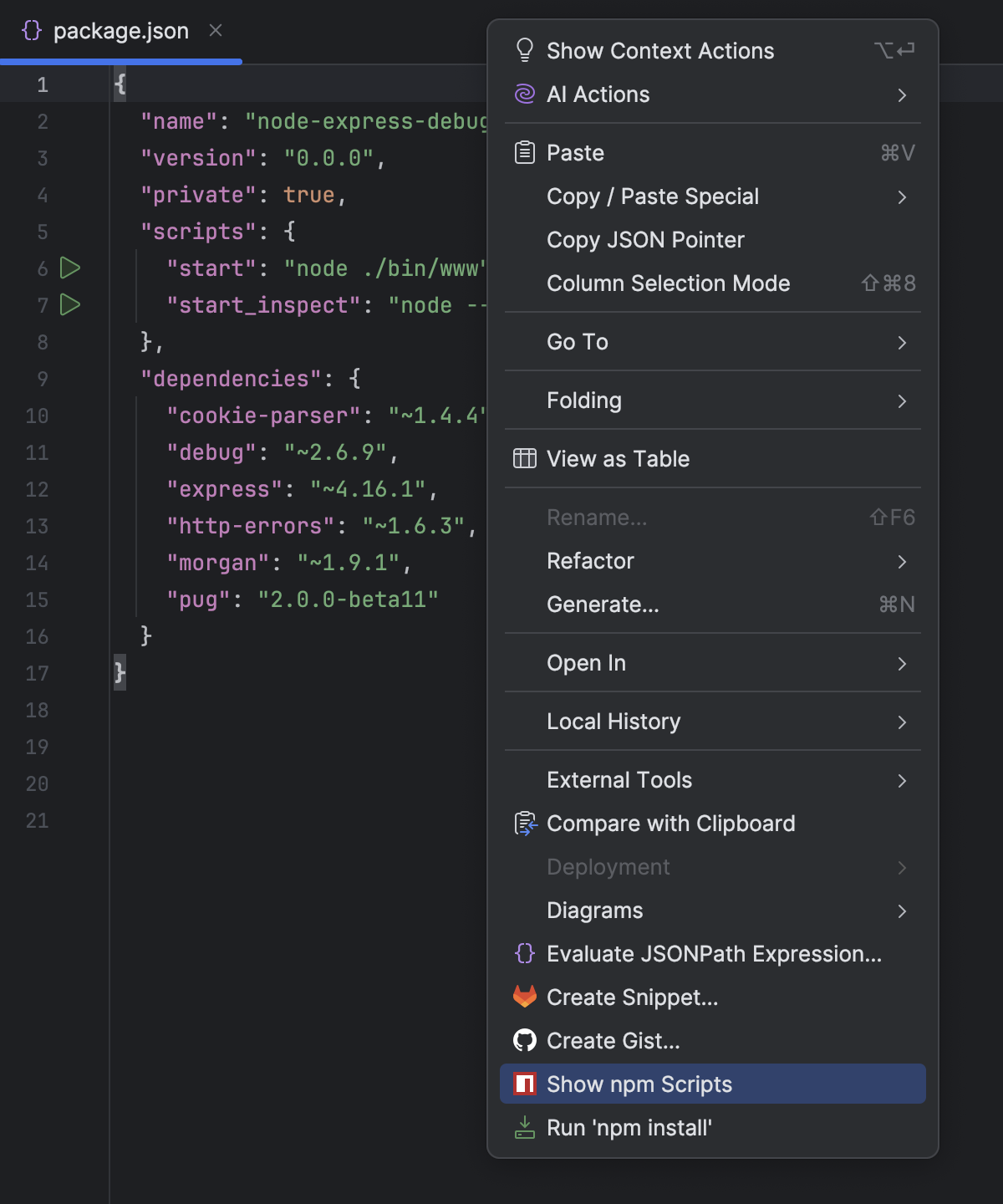 npm, pnpm, and Yarn | IntelliJ IDEA Documentation