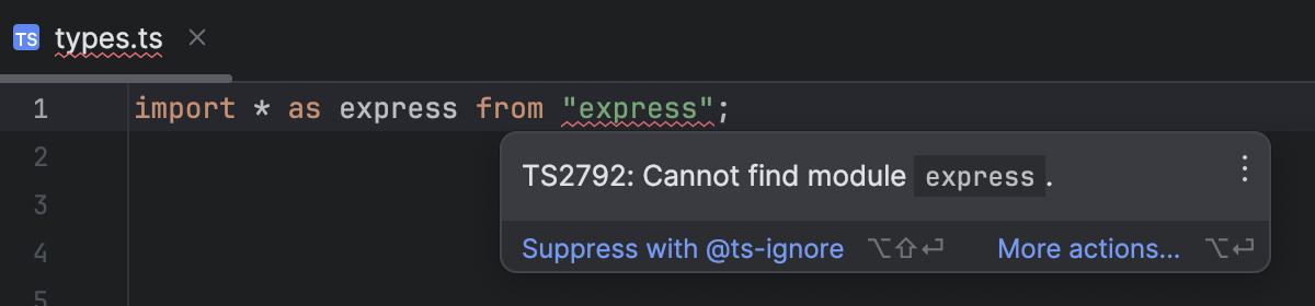 TypeScript | IntelliJ IDEA Documentation