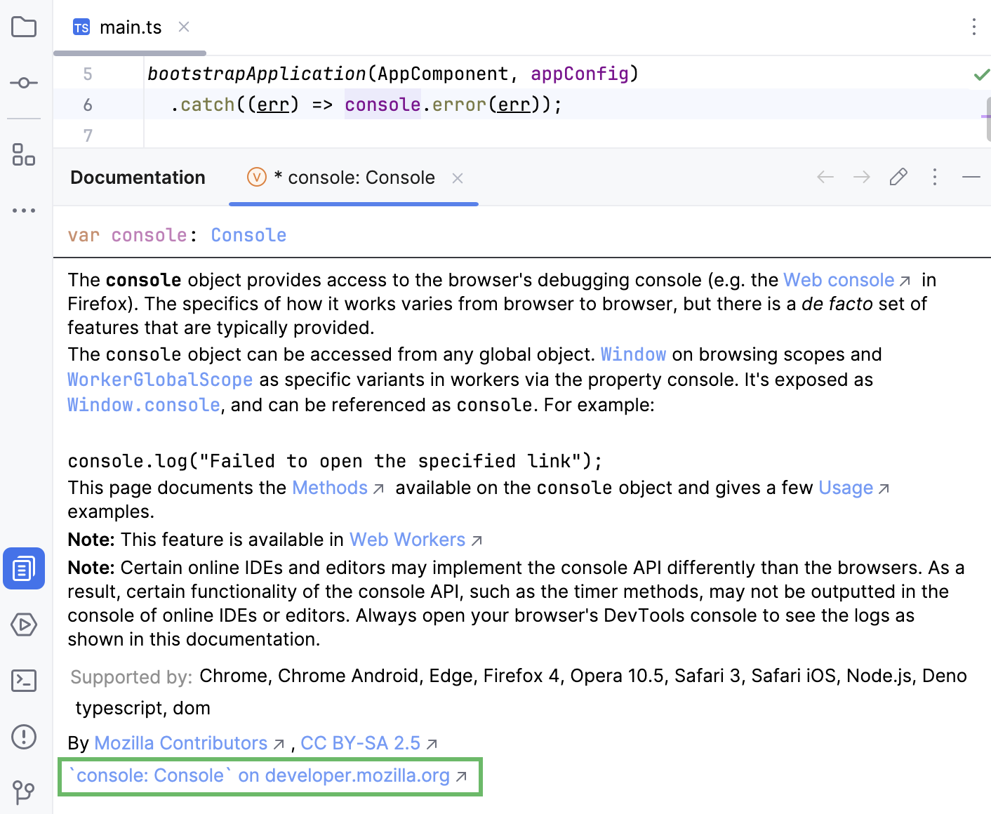 TypeScript | IntelliJ IDEA Documentation