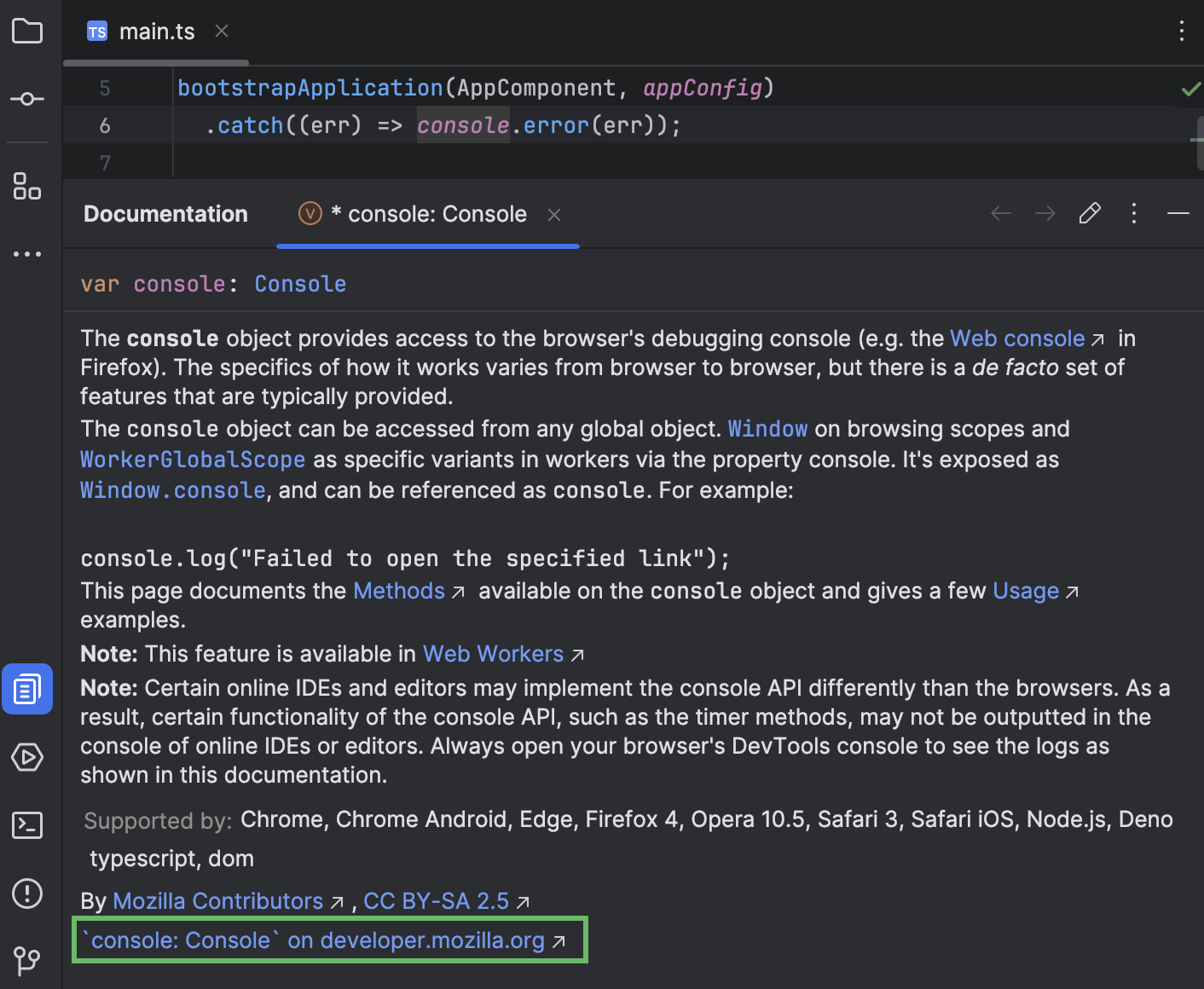 TypeScript | IntelliJ IDEA Documentation
