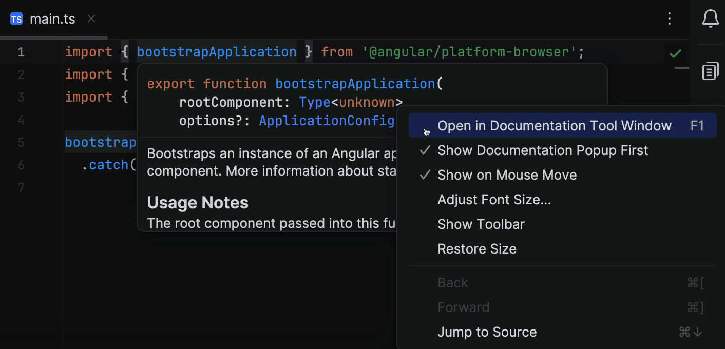 TypeScript | IntelliJ IDEA Documentation