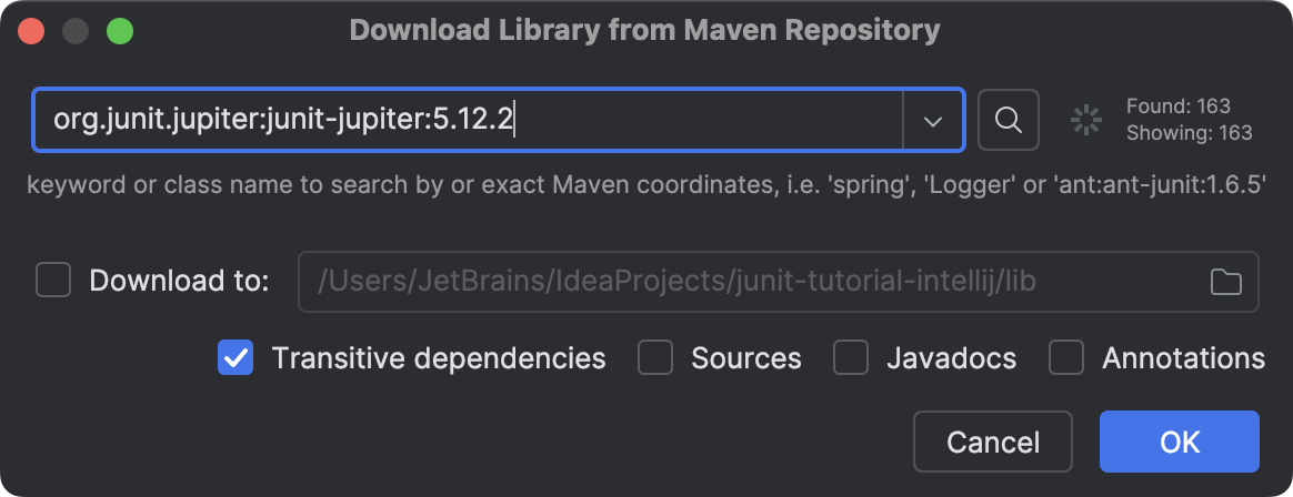 Tutorial: Get started with JUnit | IntelliJ IDEA Documentation