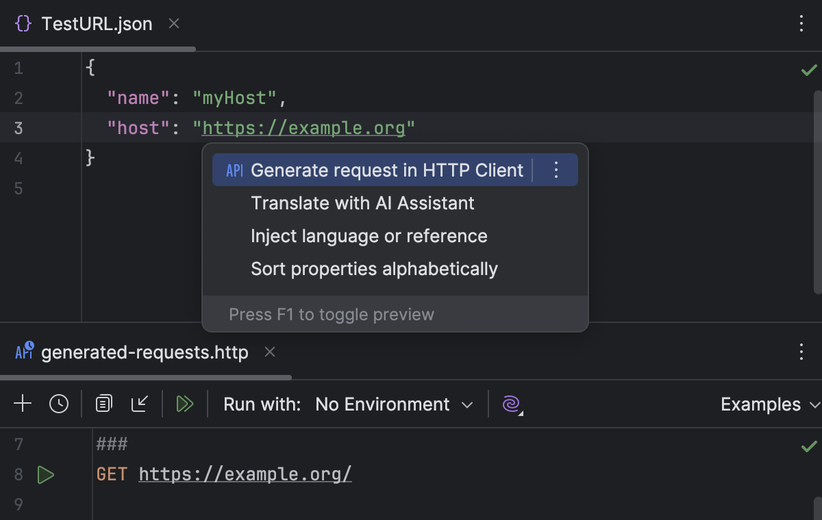 HTTP Client | IntelliJ IDEA Documentation