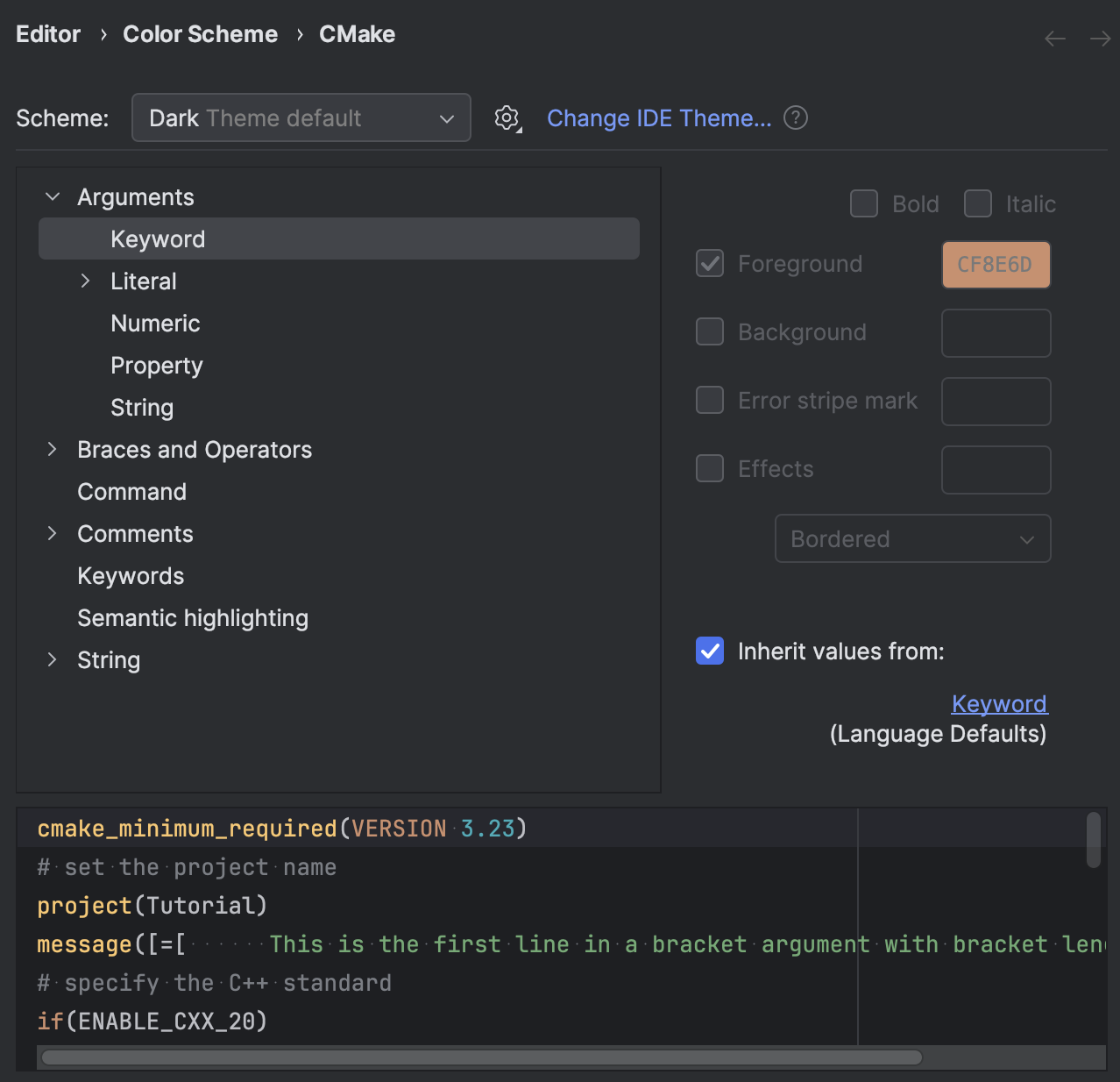 Quick CMake tutorial | CLion Documentation