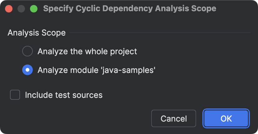 Dependencies analysis | IntelliJ IDEA Documentation