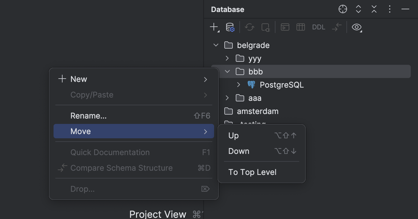 Database tool window | IntelliJ IDEA Documentation