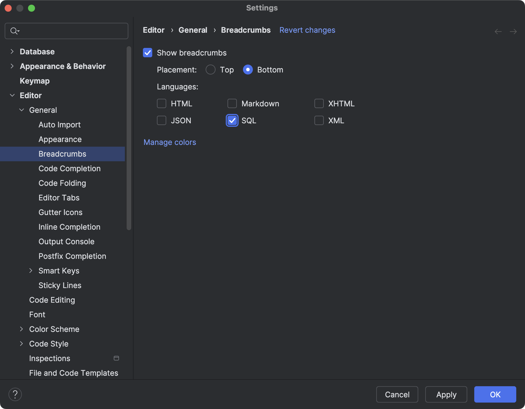Editor basics | DataGrip Documentation
