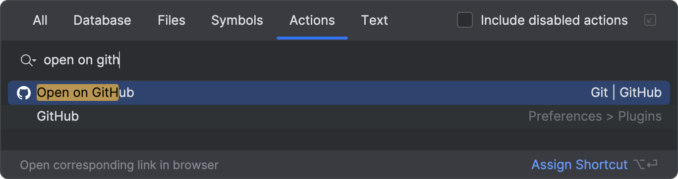 管理托管在 GitHub 上的项目 | DataGrip 文档