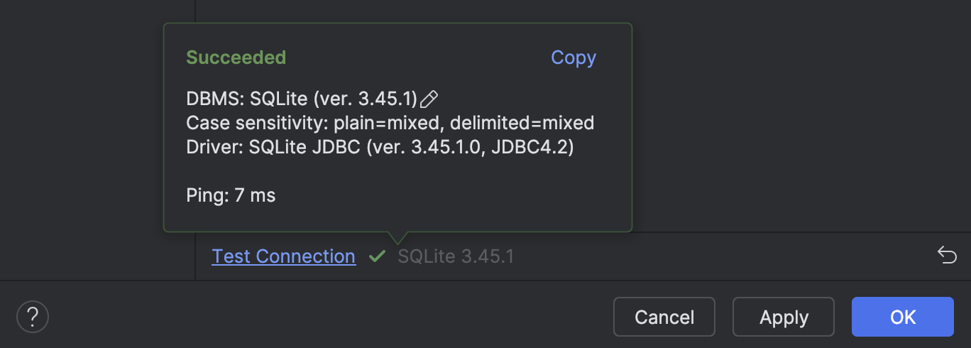 Quick start with database functionality | IntelliJ IDEA Documentation