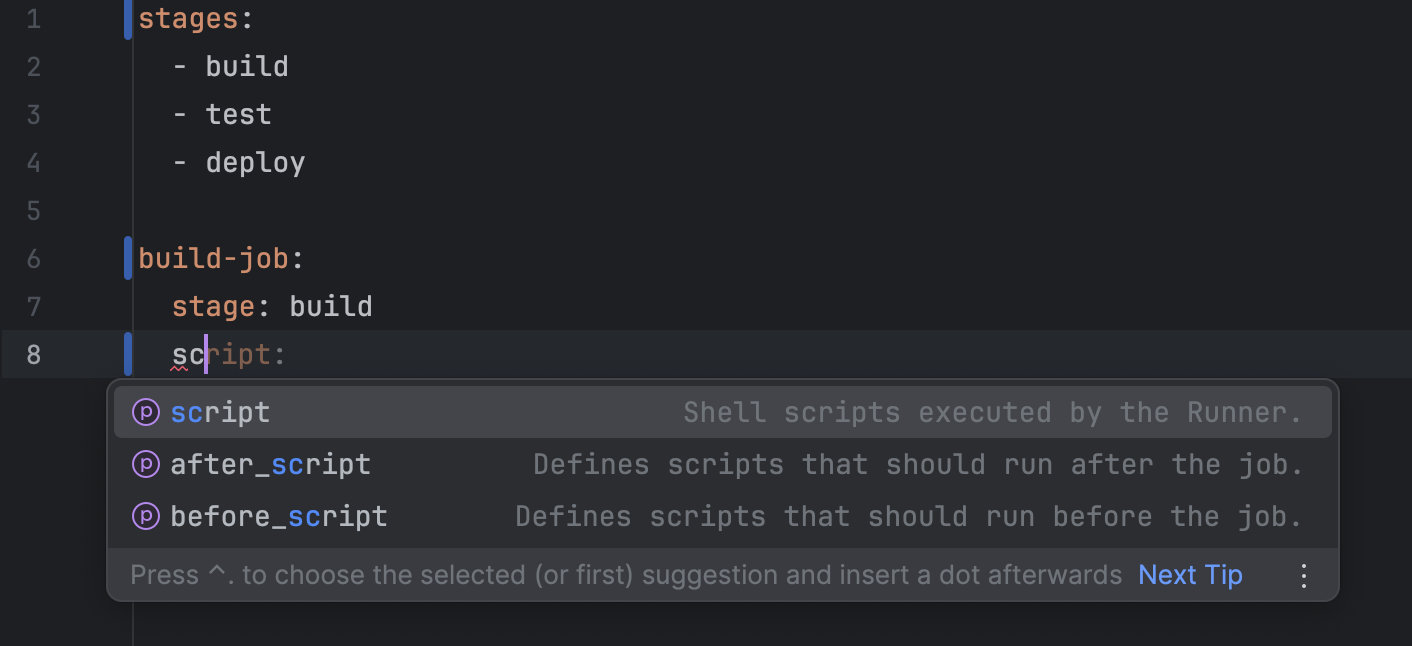 GitLab CI/CD | RustRover 文档