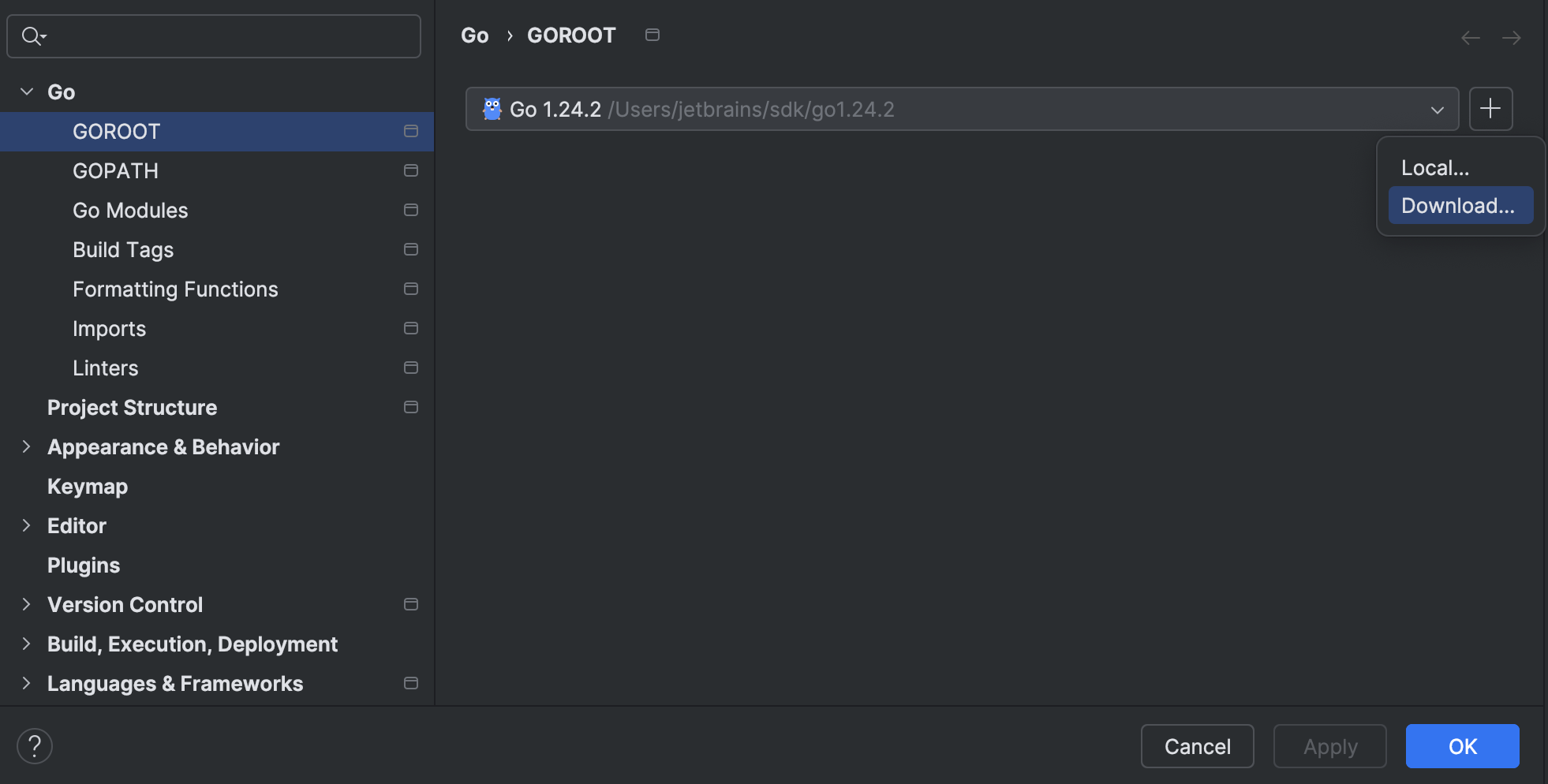 安装和配置 GoLand | GoLand 文档