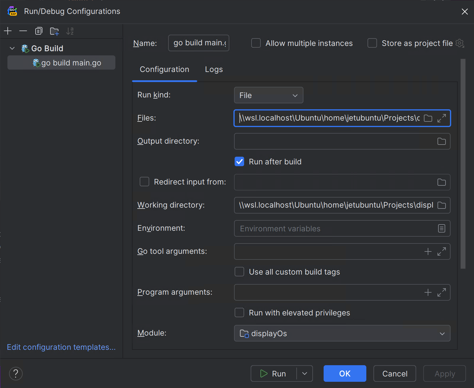 WSL | GoLand Documentation