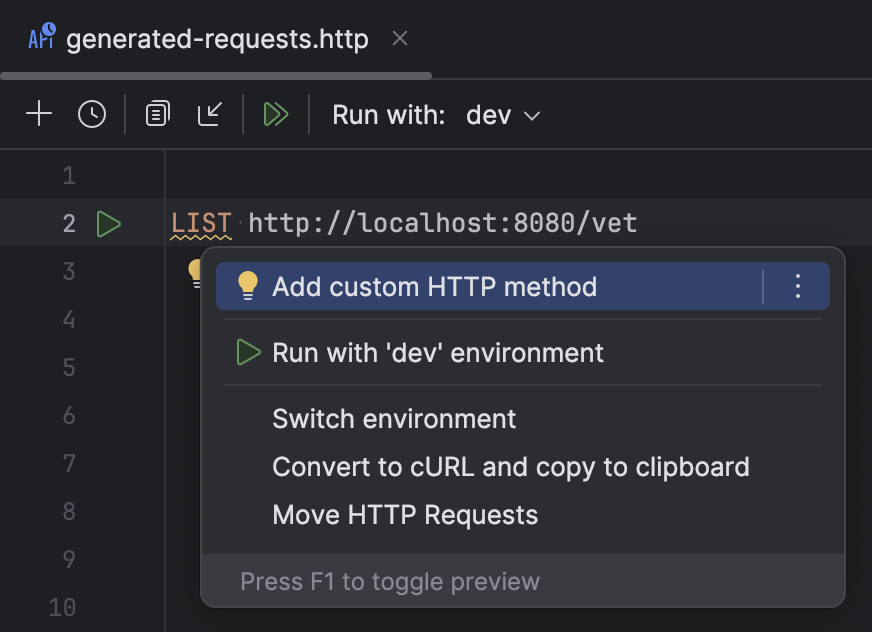 HTTP Client | IntelliJ IDEA Documentation