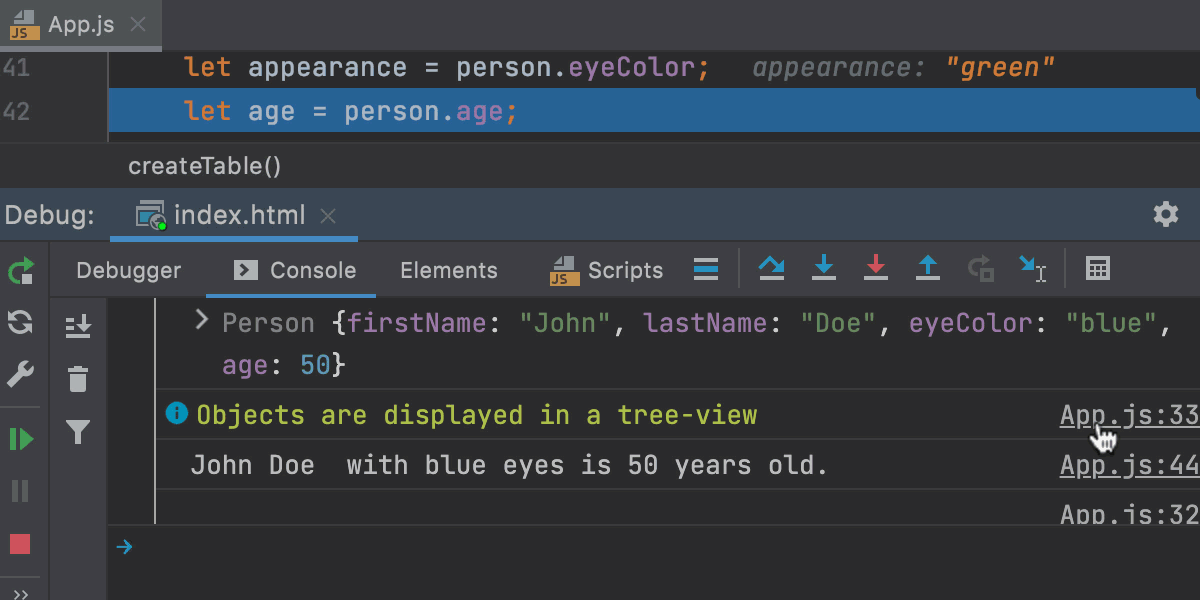 Interactive debugger console | IntelliJ IDEA Documentation