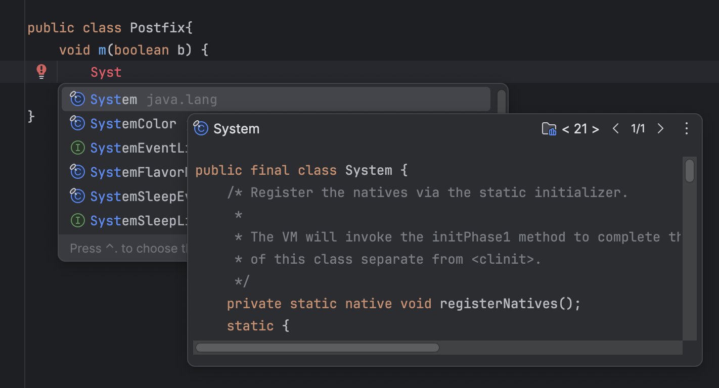 Code completion | IntelliJ IDEA Documentation