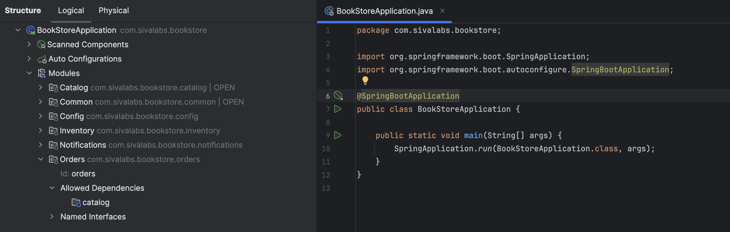 Spring Modulith | IntelliJ IDEA 文档