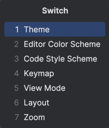 Switch between schemes | CLion Documentation