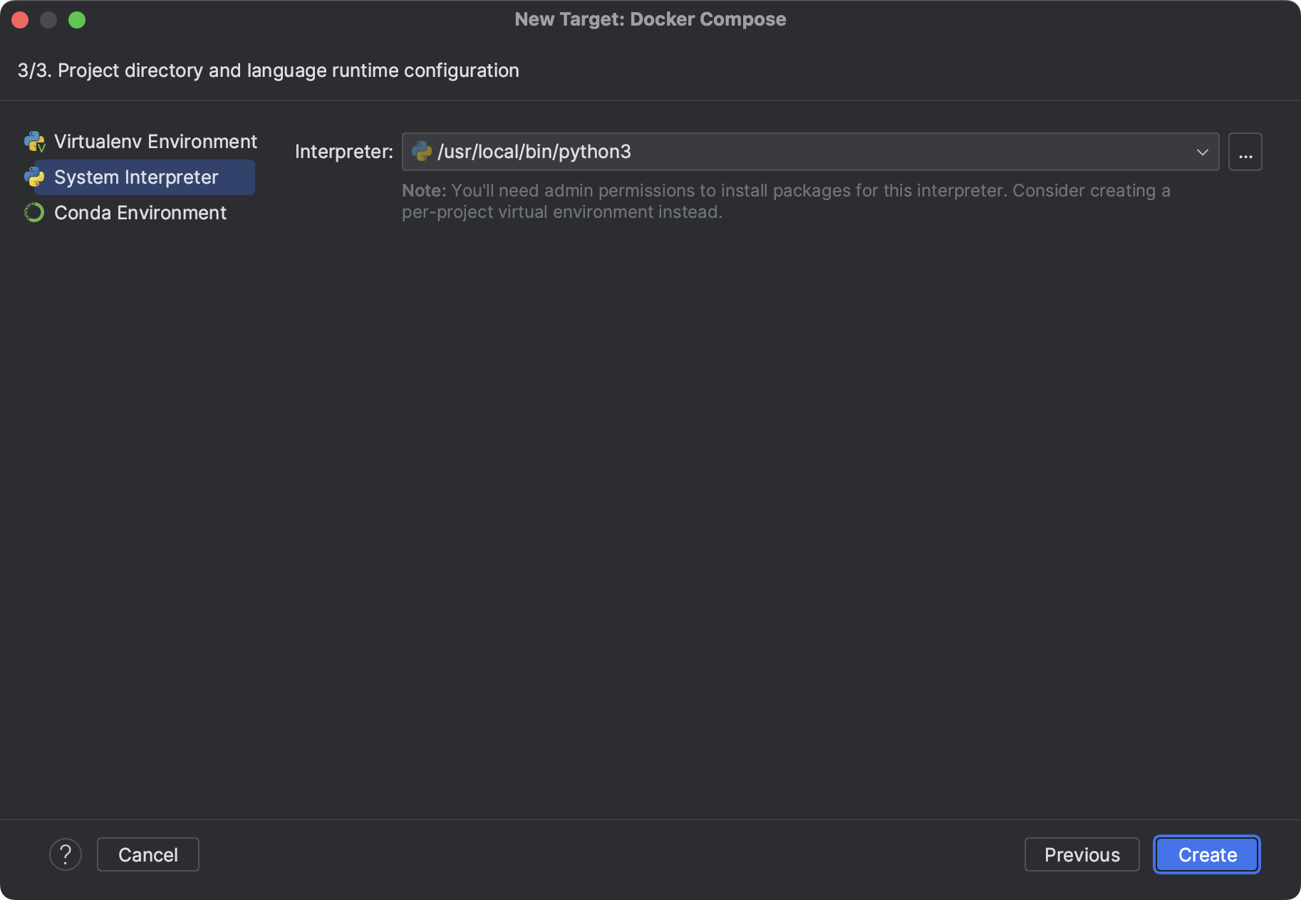 Configure a Python interpreter | PyCharm Documentation