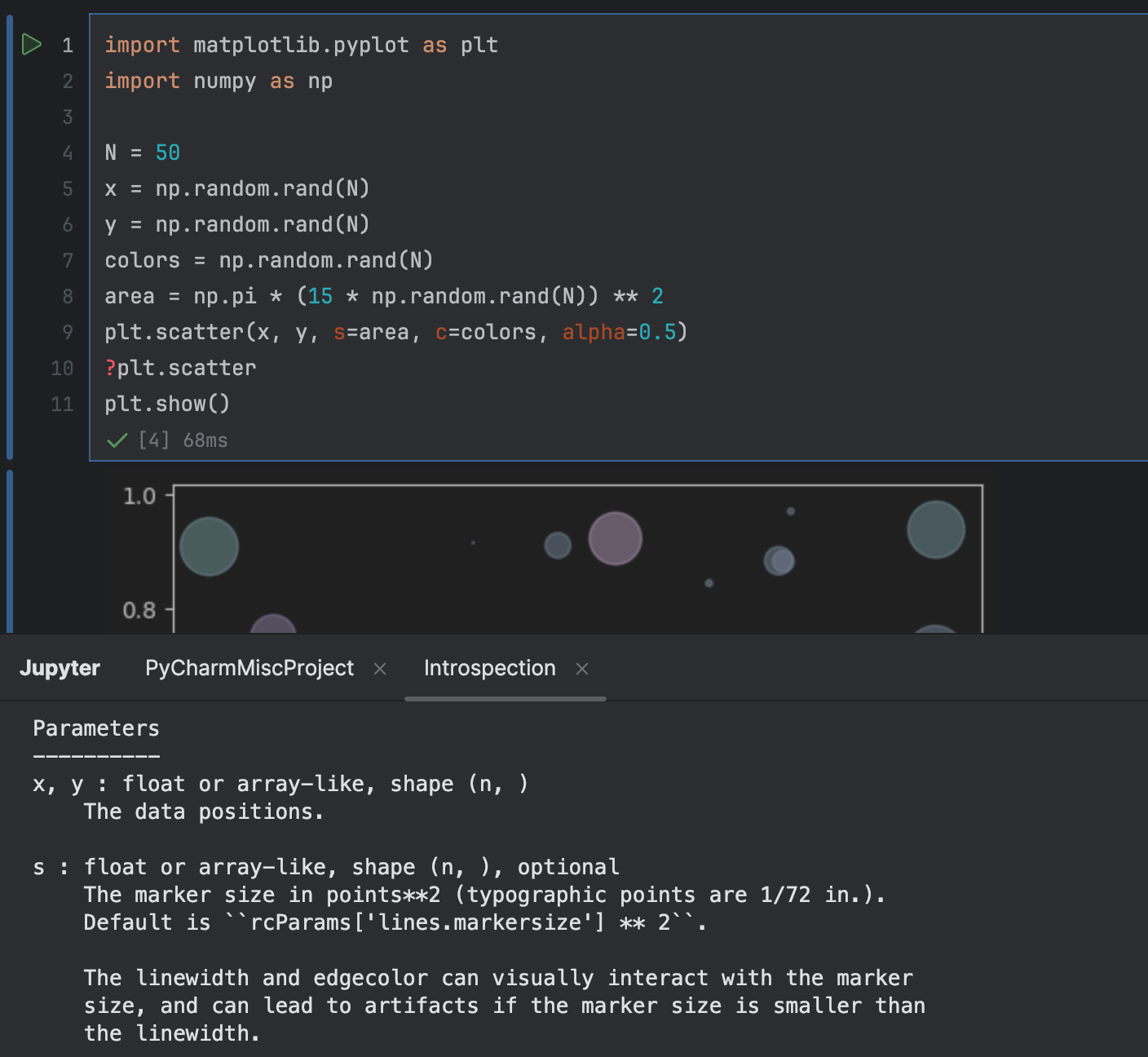 Run and debug Jupyter notebook code cells | PyCharm Documentation