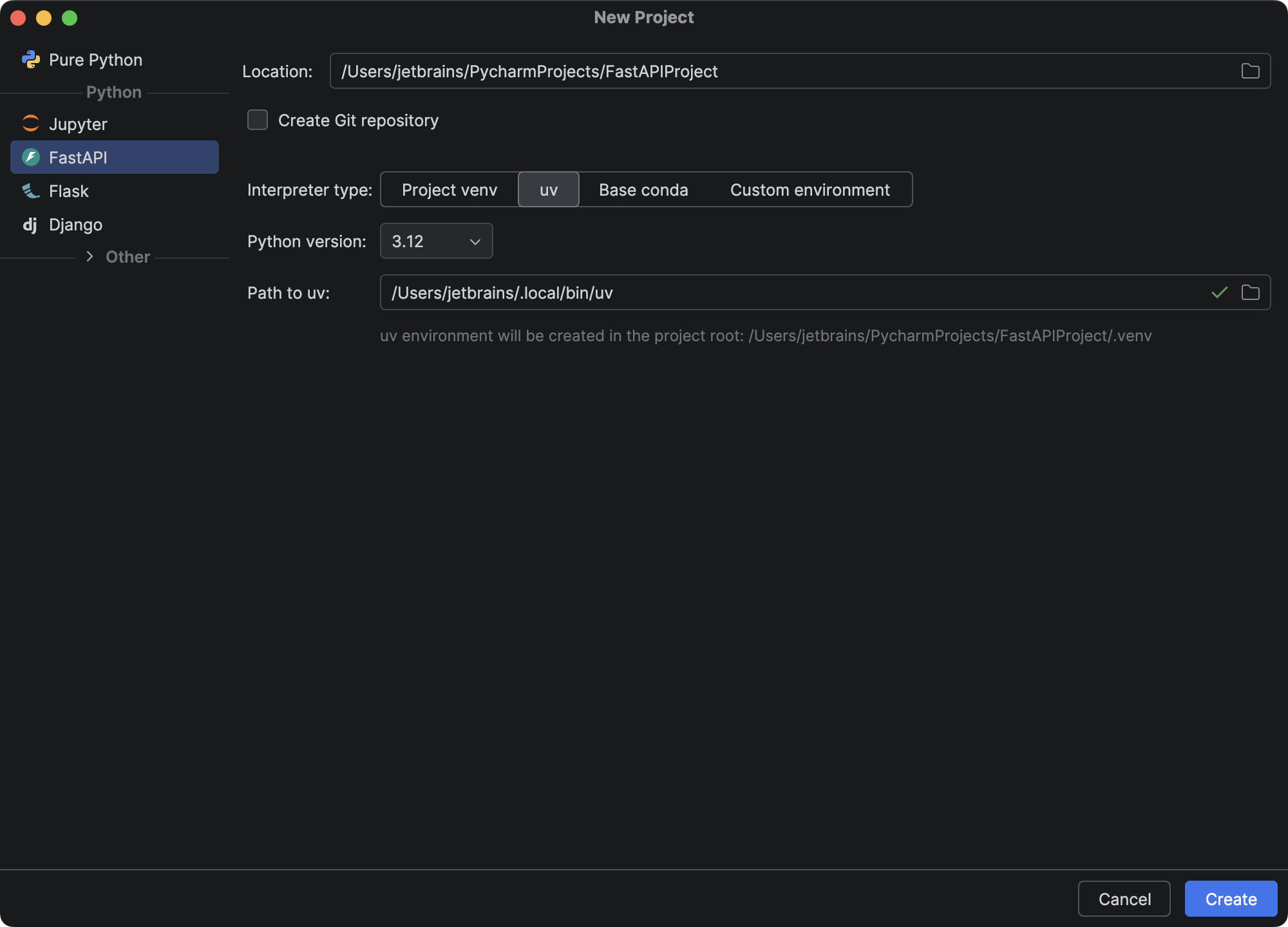 FastAPI | PyCharm Documentation