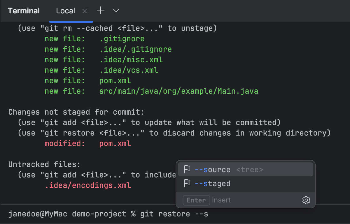 Terminal | IntelliJ IDEA Documentation