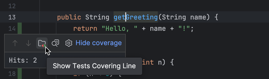 Code coverage | IntelliJ IDEA Documentation
