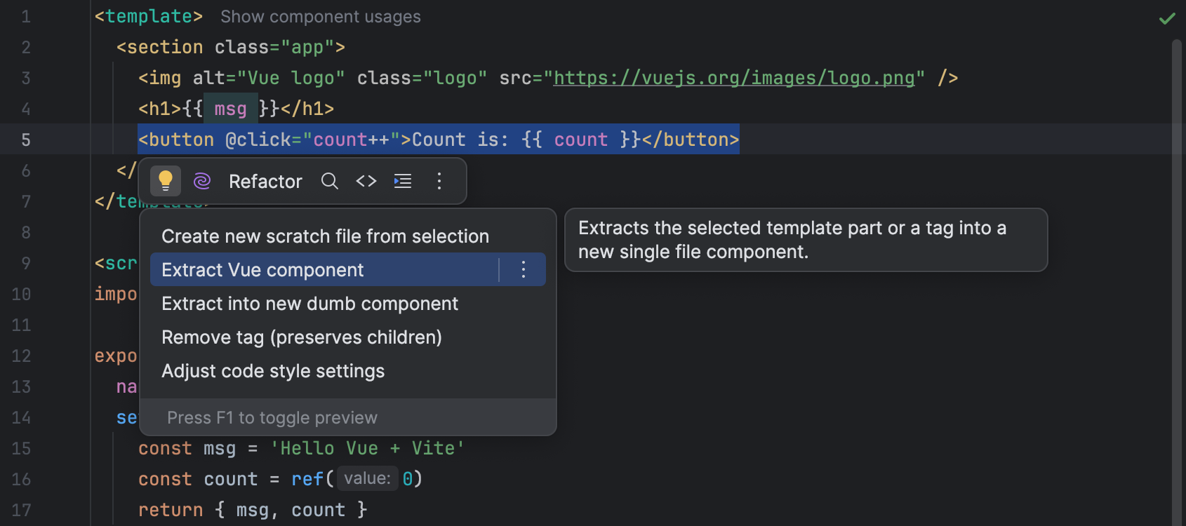 Vue.js | IntelliJ IDEA Documentation