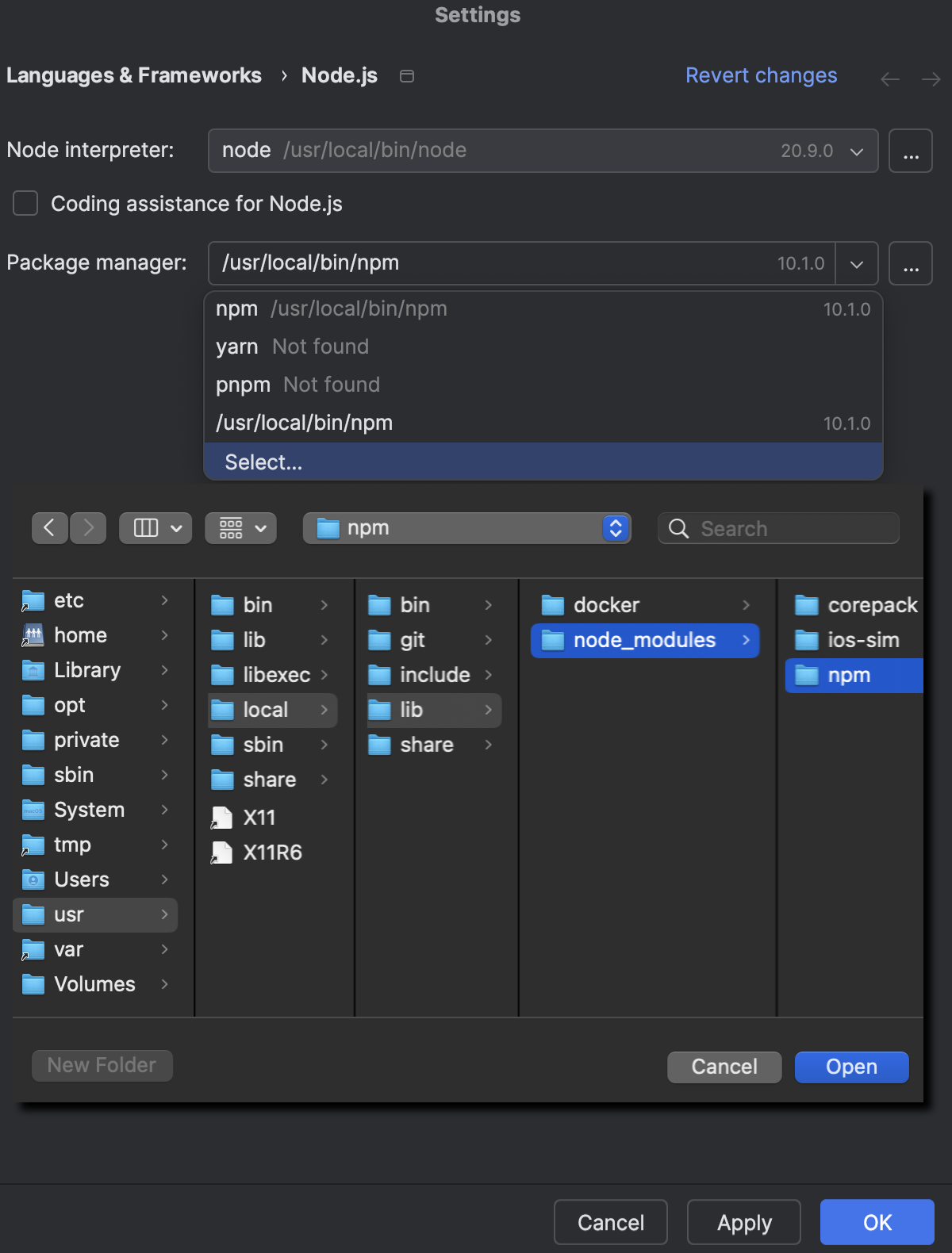 npm, pnpm, and Yarn | IntelliJ IDEA Documentation