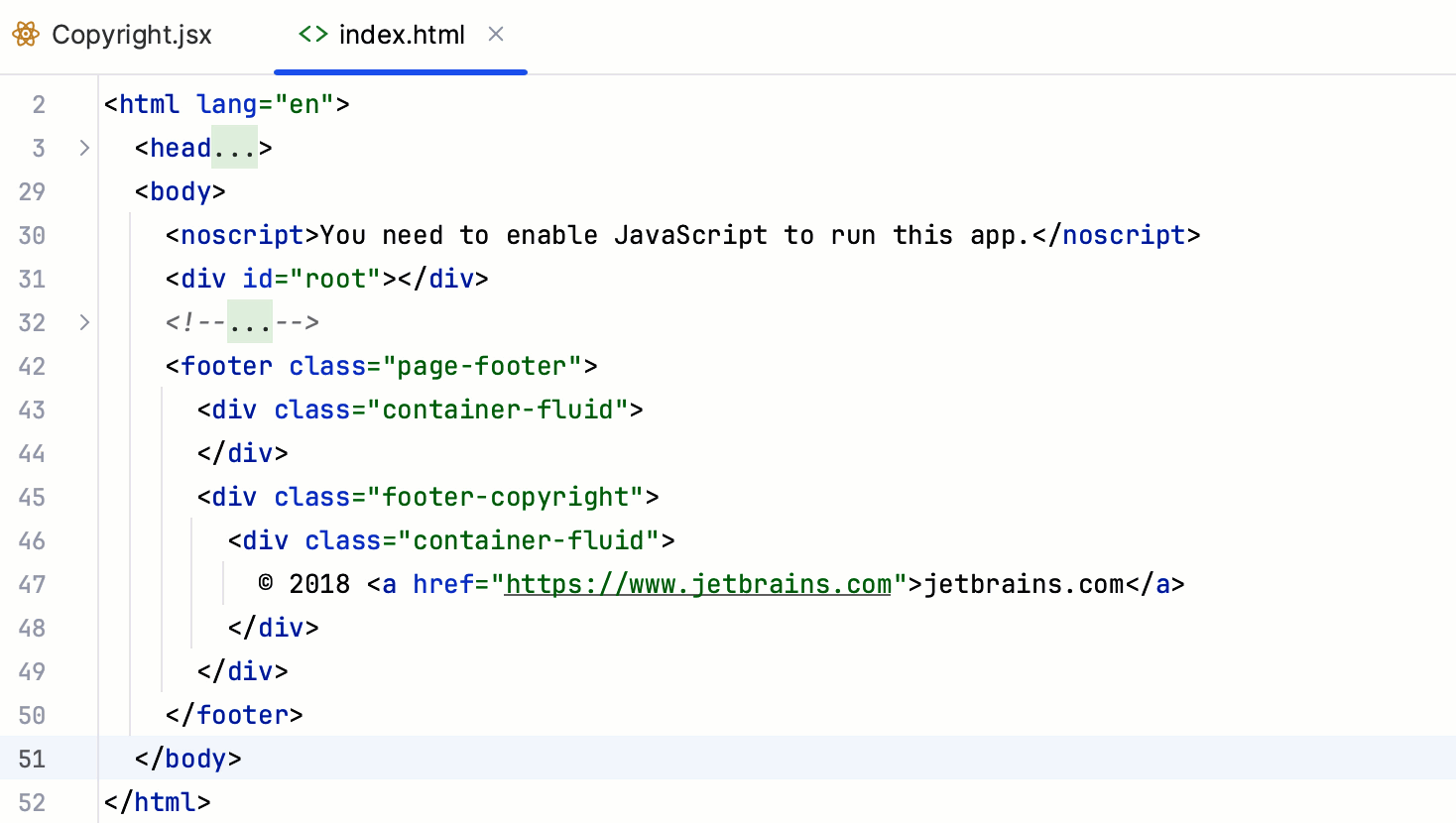 React | WebStorm Documentation