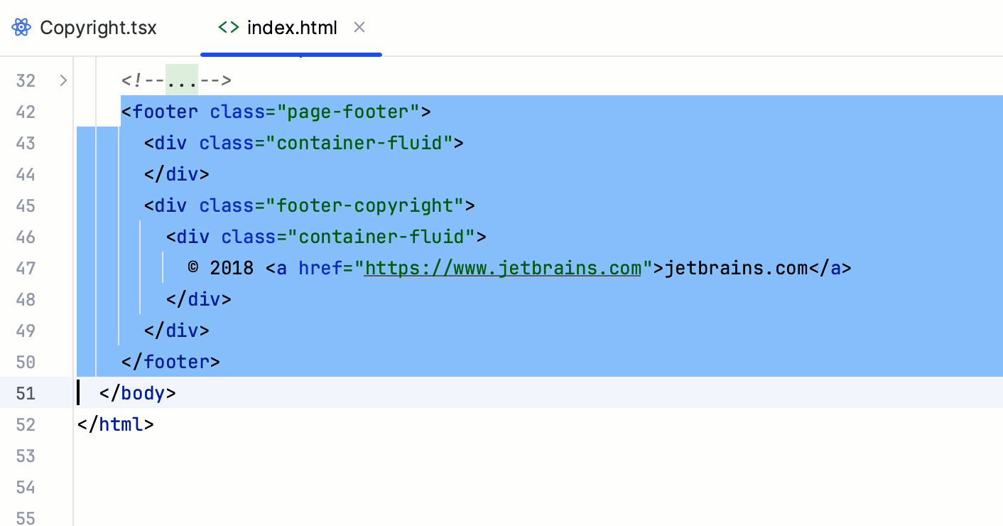 React | WebStorm Documentation