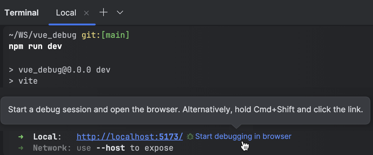 Vue.js | IntelliJ IDEA Documentation