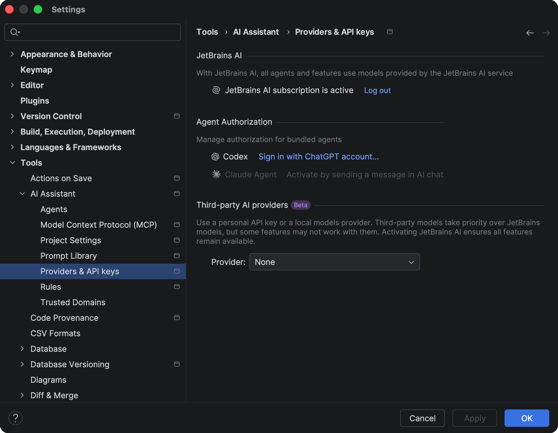 Use third-party and local models | AI Assistant Documentation