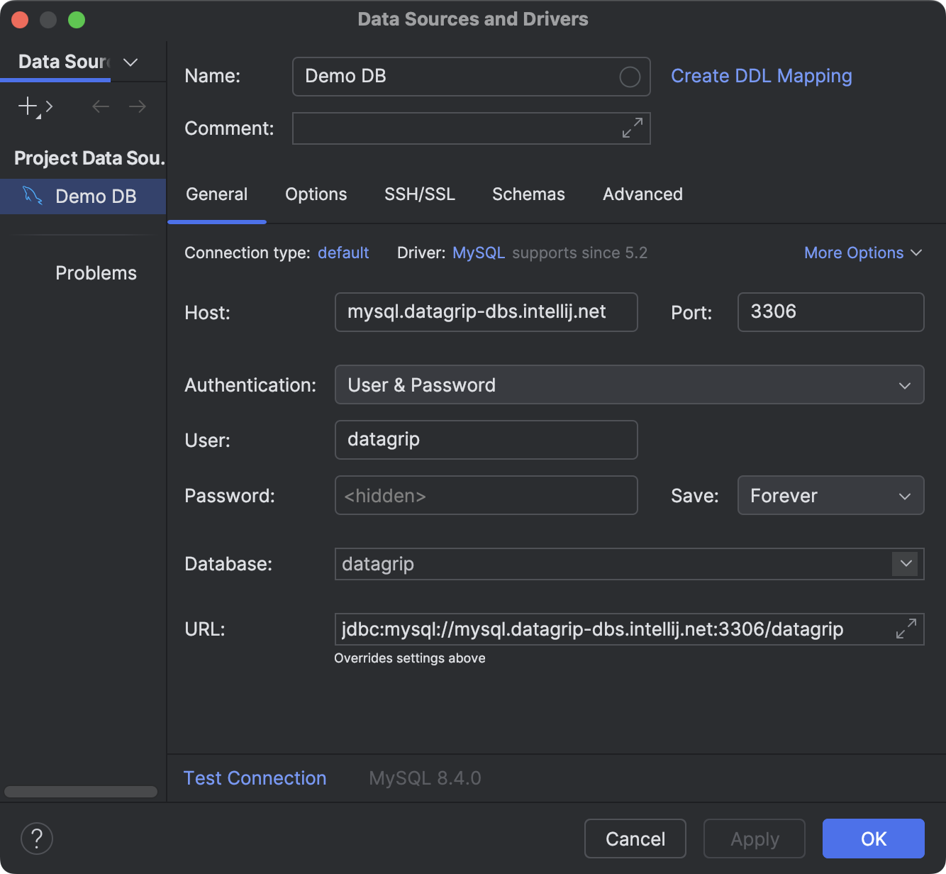 Quick start with database functionality | IntelliJ IDEA Documentation
