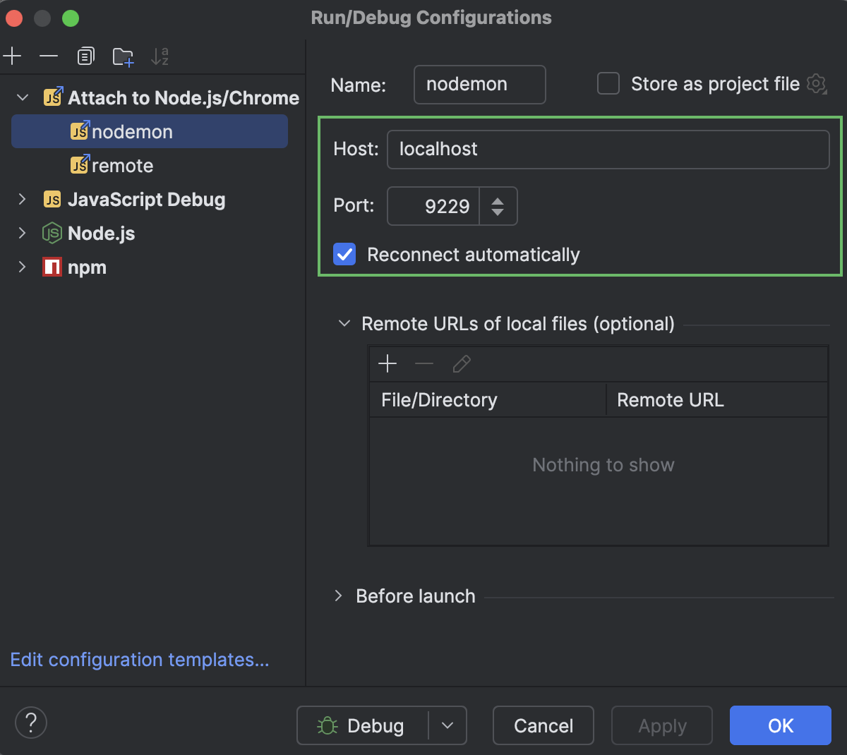 Running and debugging Node.js | IntelliJ IDEA Documentation