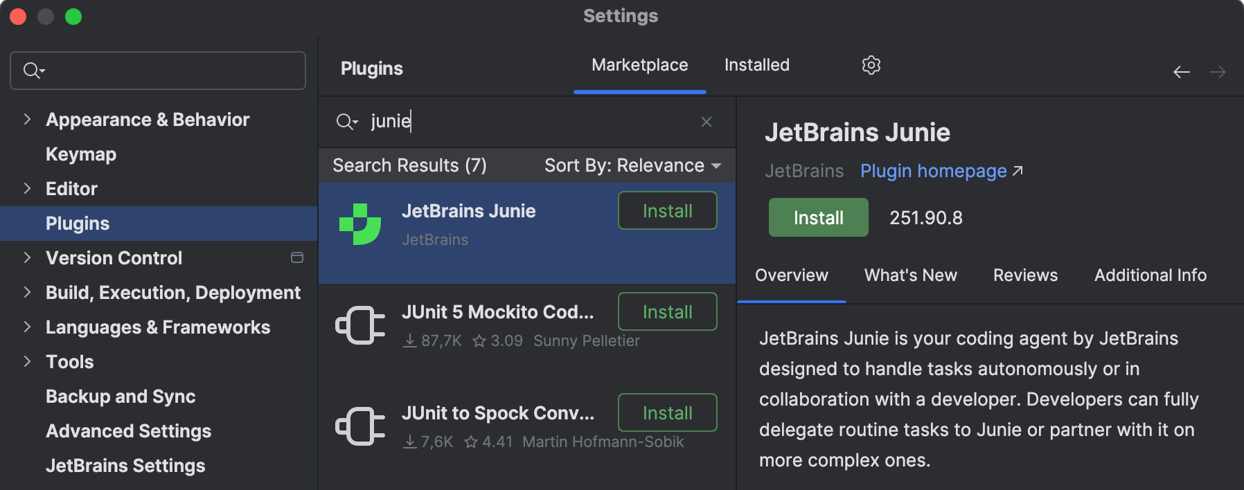 Install Junie | Junie Documentation