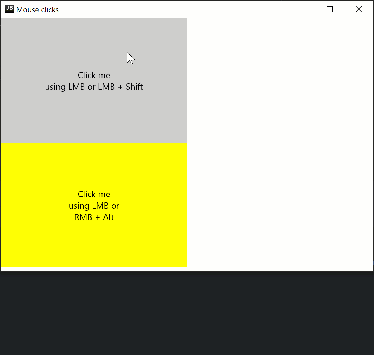 Mouse event listeners | Kotlin Multiplatform Development Documentation